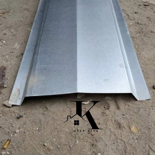 Jual Nok Spandek 0,3mm / Talang Jurai 3m / Talang Spandek / Nok Atap ...