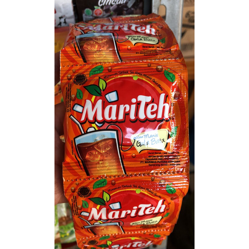 Jual MariTeh Renceng Gula Batu 7gr (1 renceng isi 10pcs) | Shopee Indonesia