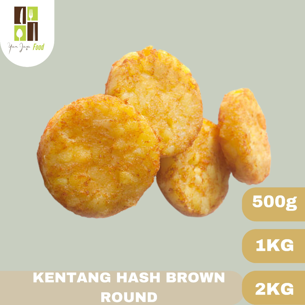 Jual Kentang Hash Browns Round / Hashbrown Bulat / Frozen / Bersih / Re ...