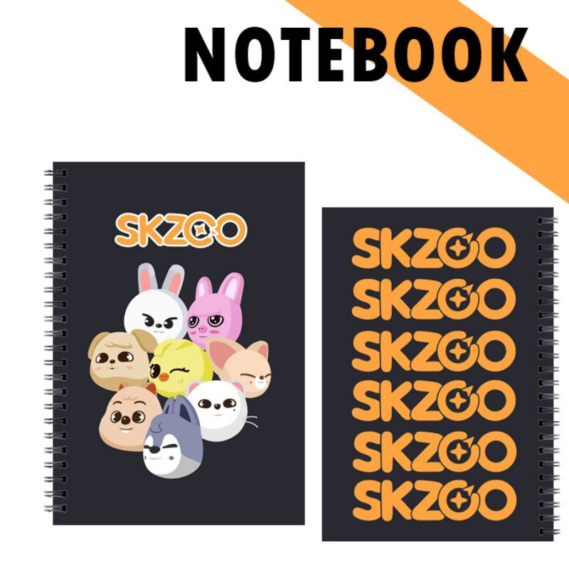 Jual Notebook SKZOO Stray Kids Spiral Notebook A6 | Shopee Indonesia
