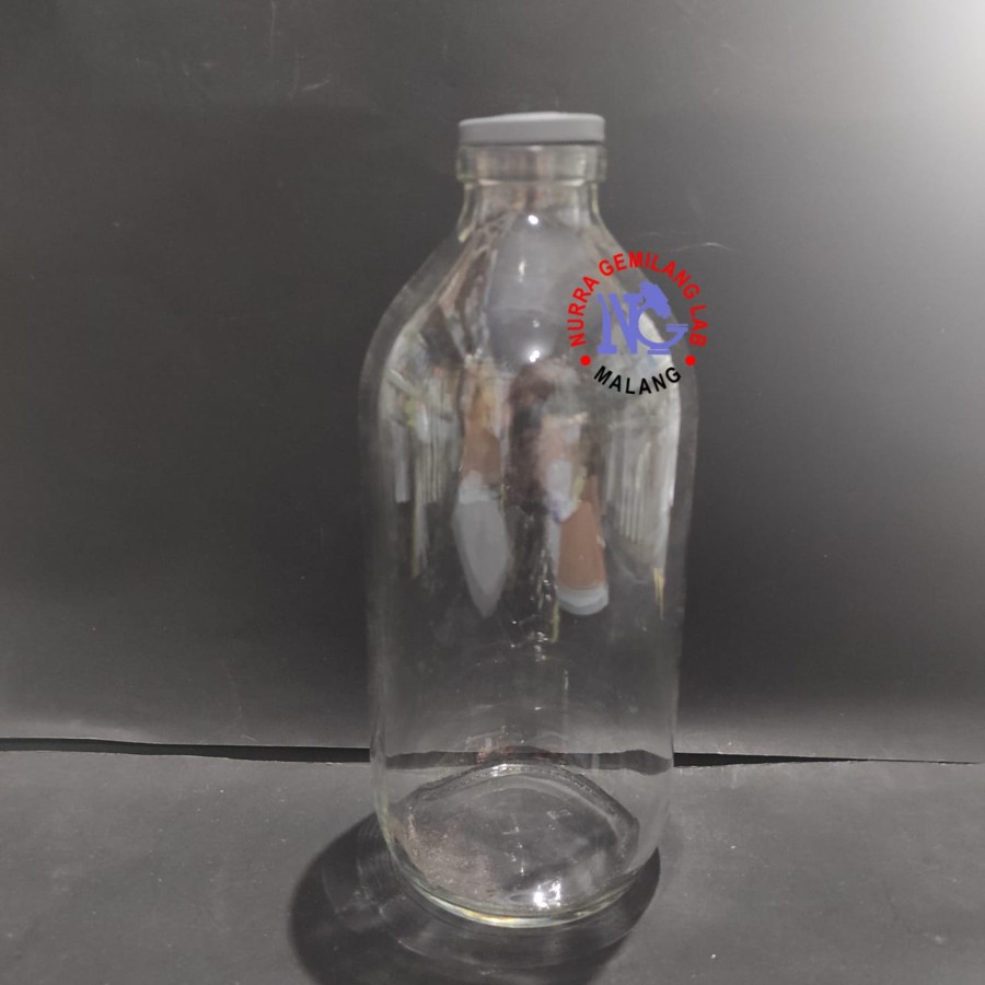 Jual Botol Vial 500ml / Botol Asi 500 ml Kaca Bening | Shopee Indonesia