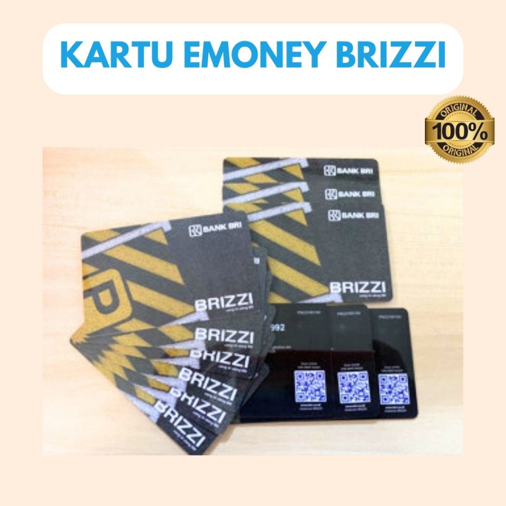Jual Kartu BRI BRIZZI Kartu Emoney Brizzi Kartu Tol Kartu Etoll Kartu E ...