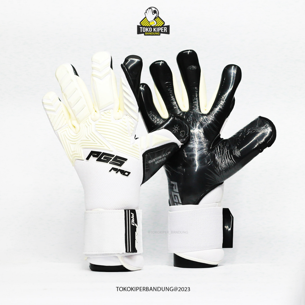Jual Sarung Tangan Kiper - PGS Pro ALLiN Series Black/White | Shopee ...