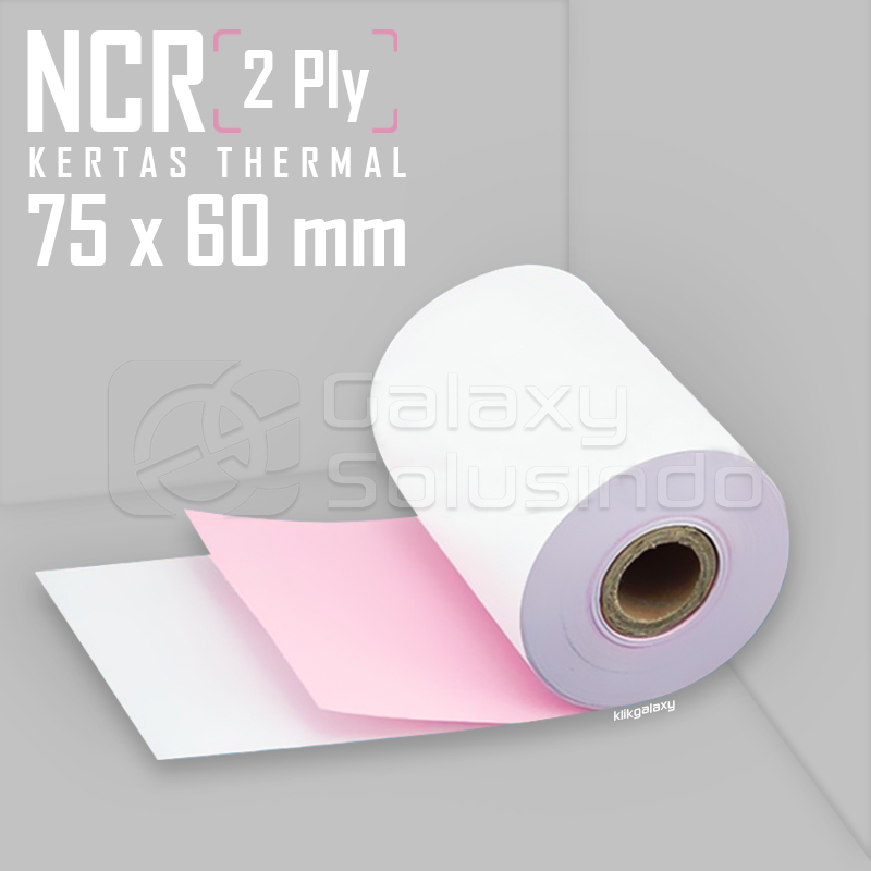 Jual Kertas Thermal NCR 2 Ply 75 x 60mm | Shopee Indonesia