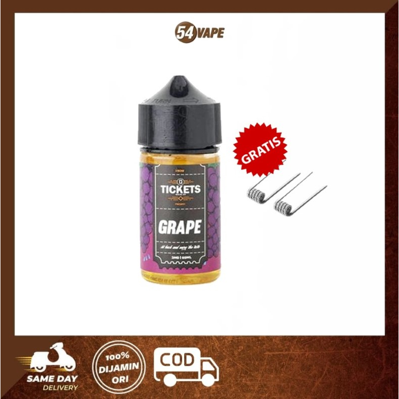 Jual TICKETS GRAPE 60ML | Shopee Indonesia