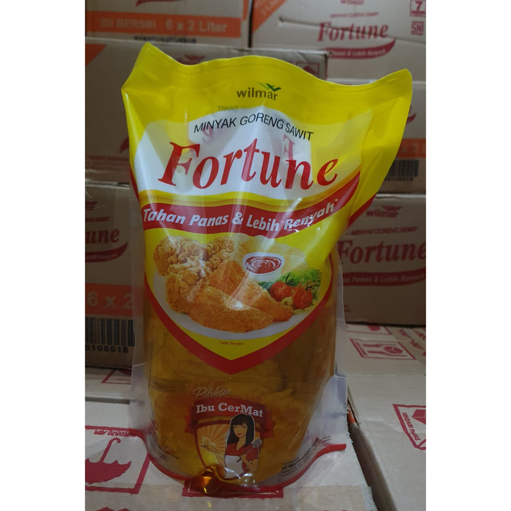 Jual MINYAK GORENG FORTUNE POUCH REFILL 2L 2 LITER | Shopee Indonesia
