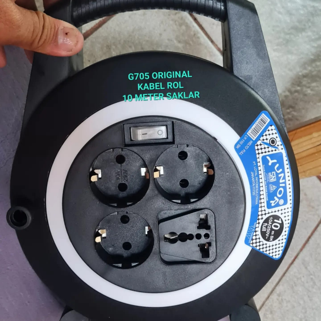 Jual G705 SAKLAR BOX STOP KONTAK SOCKET 10 METER LISTRIK ELEKTRIK ...
