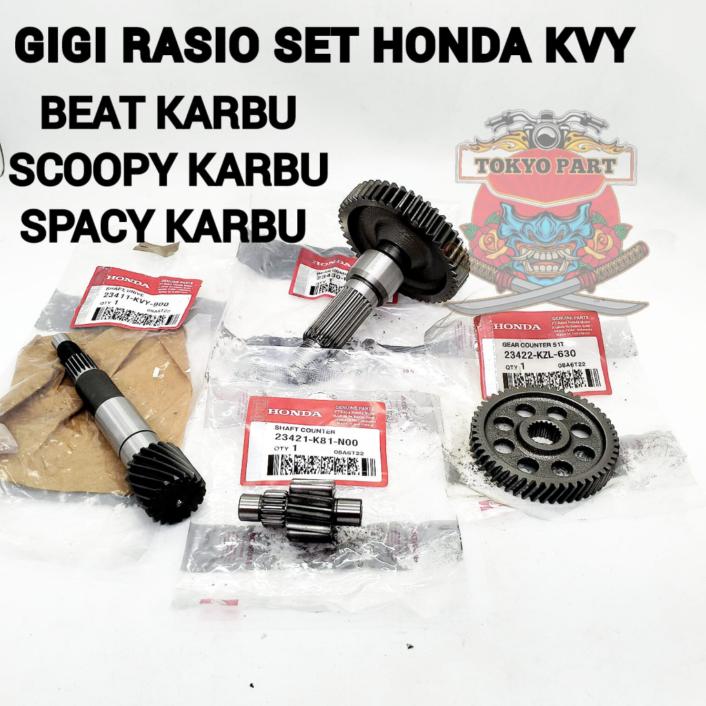 Jual GIGI RASIO SET GEAR RASIO ASSY HONDA KVY KUALITAS ASLI ORIGINAL ...