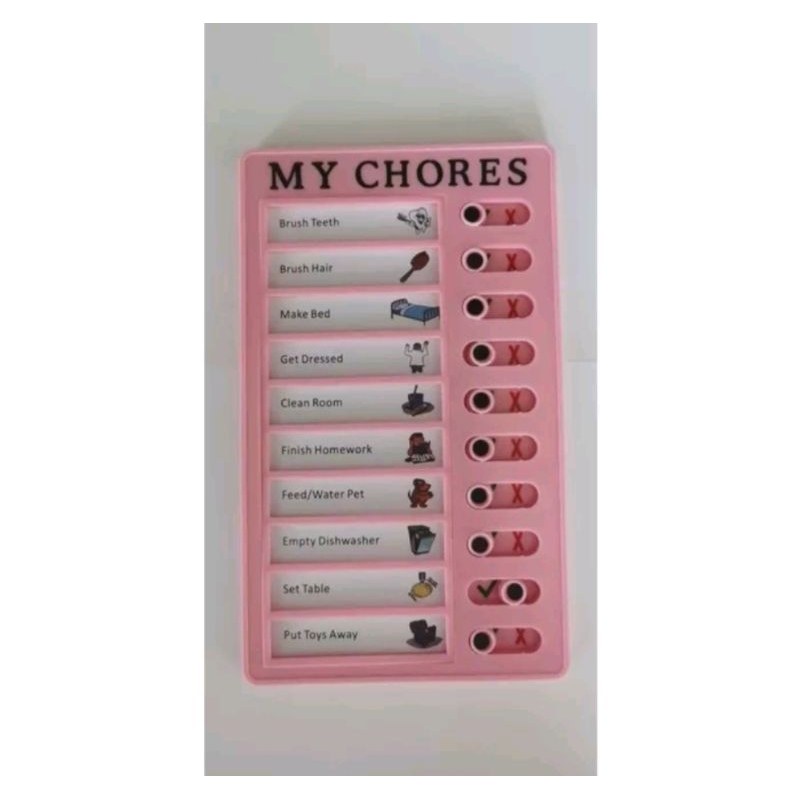 Jual papan checklist my chores,time table my chores,papan to do list ...