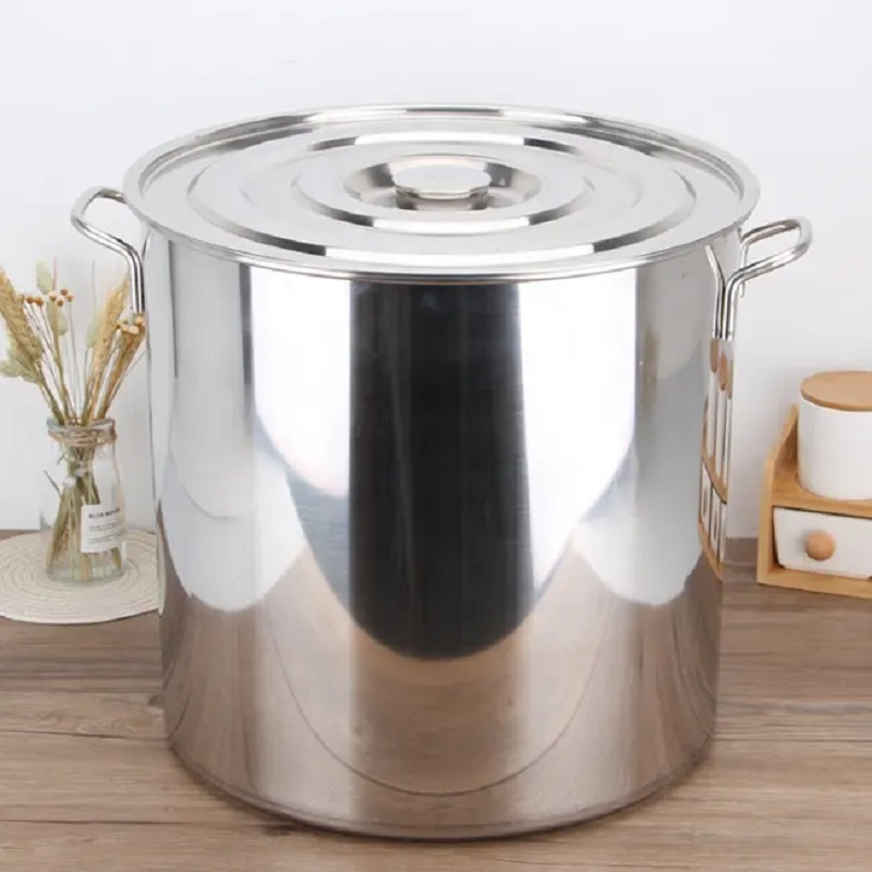 Jual DHW Stok Pot Besar TEBAL Panci Sup Tinggi Multifungsi Stainless ...