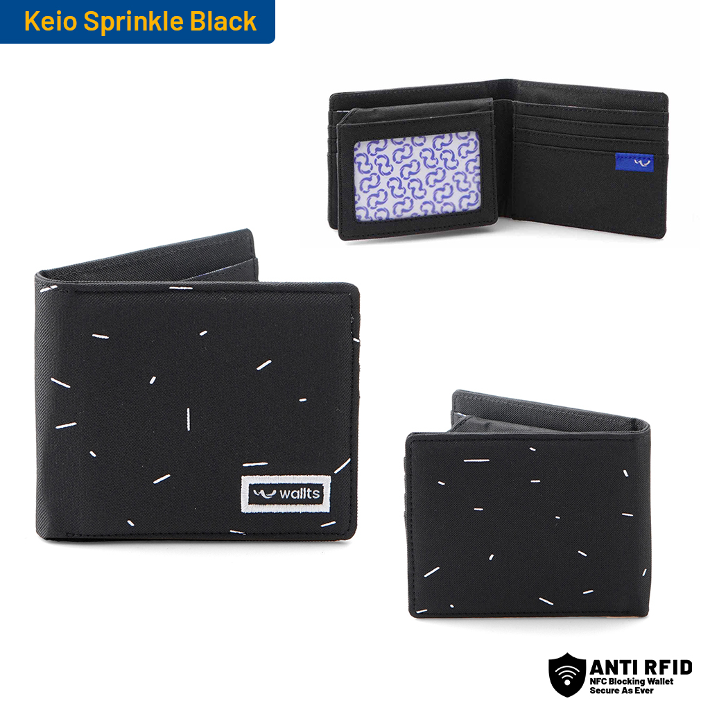 Jual Wallts Dompet Lipat Kanvas Pria Anti Air - Keio Motif | Shopee Indonesia