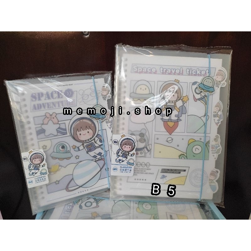 Jual Map Binder Ring Plastik A5 & B5 dengan loose leaf | Shopee Indonesia