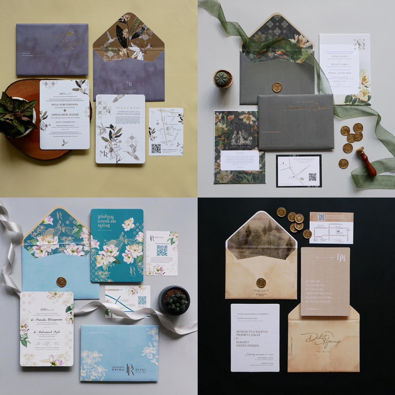 Jual Paket Sample Undangan Pernikahan / Wedding Invitation | Shopee ...