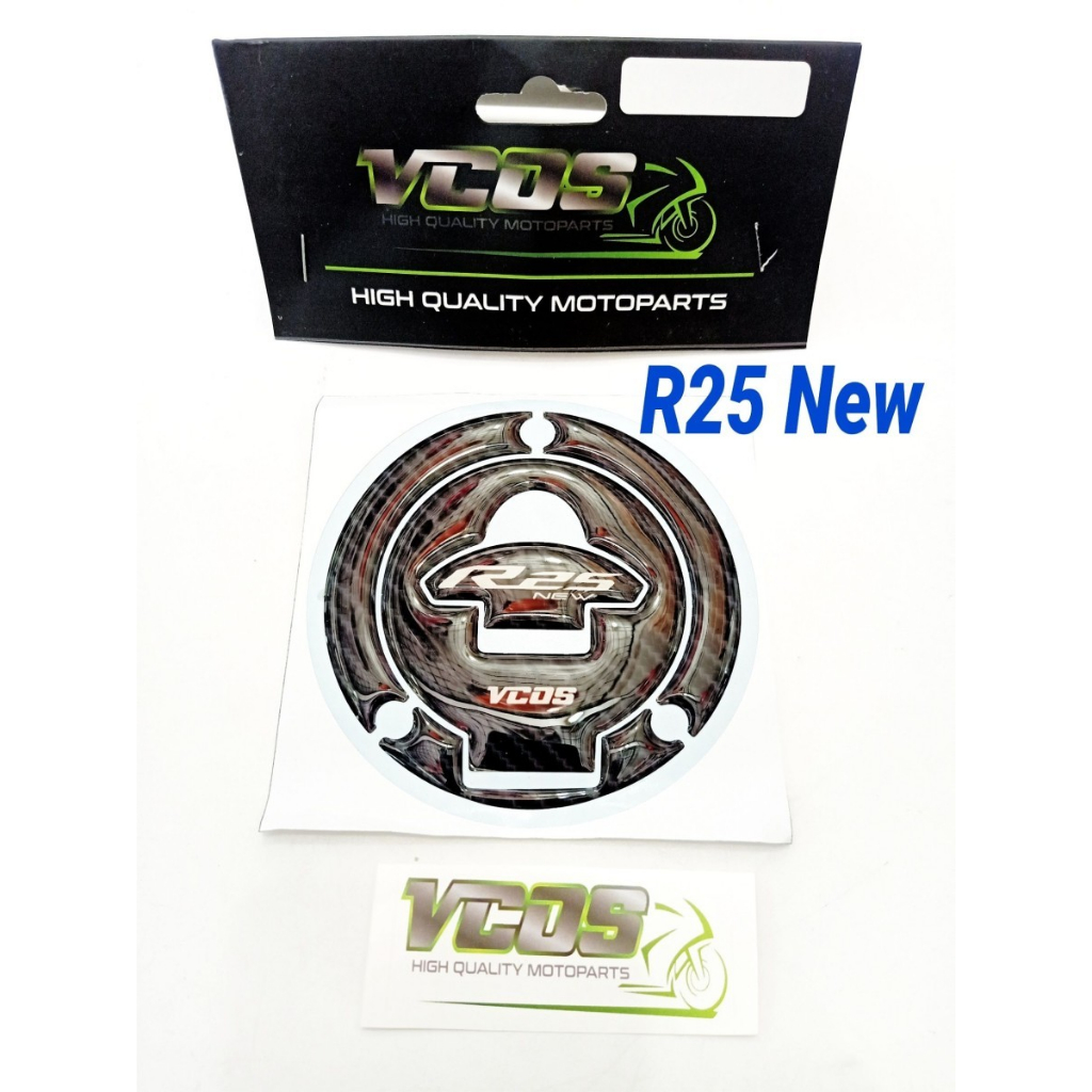 Jual stiker tangki bensin VCOS R25 NEW r25 2018 up Fuelpad carbon ...