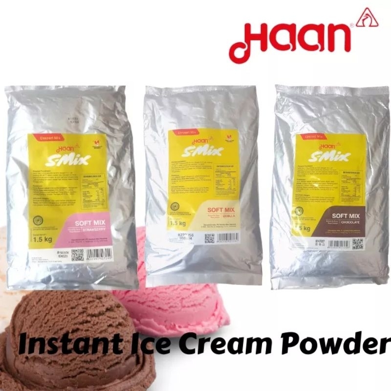Jual HAAN SOFT MIX ICE CREAM 1.5KG | Shopee Indonesia