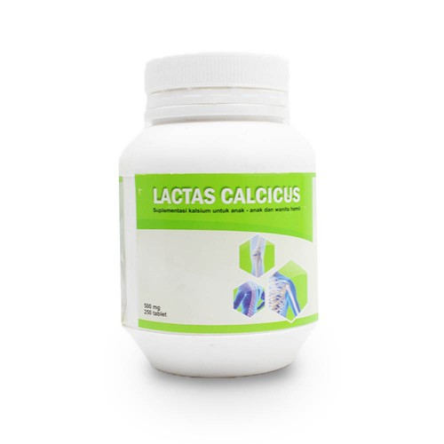 Jual LACTAS CALCICUS BOTOL 250 TABLET (KALSIUM) | Shopee Indonesia