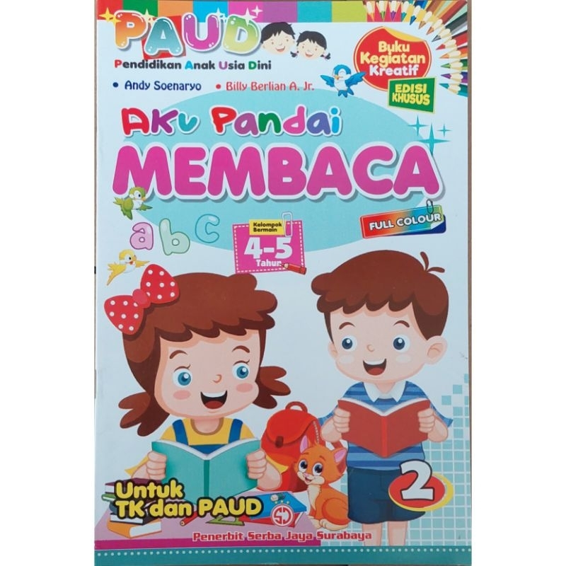 Jual Buku Anak Paud Kreatif Aku Pandai Membaca 2 Serba Jaya | Shopee Indonesia