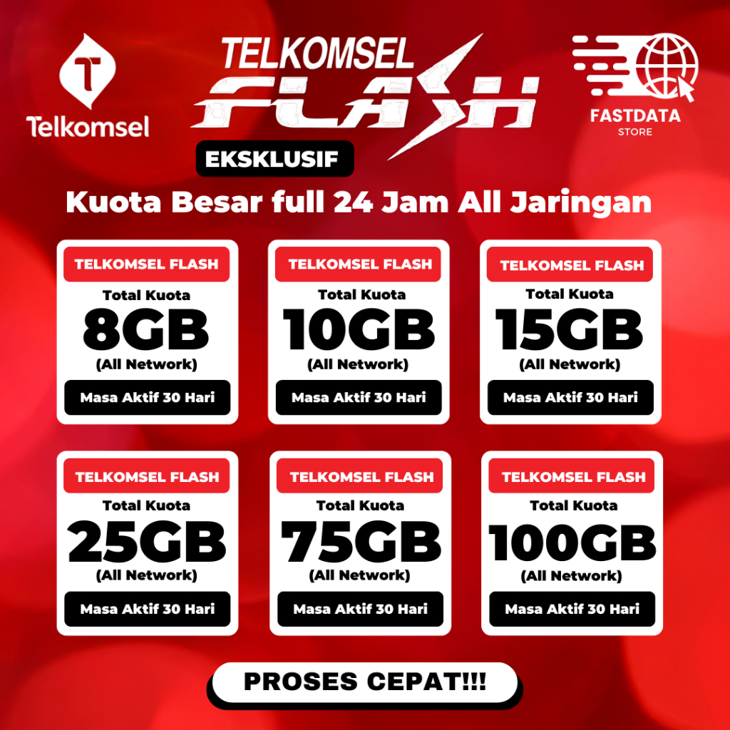 Jual PAKET DATA TELKOMSEL FLASH EKSKLUSIF SUPER MURAH PROSES CEPAT ...