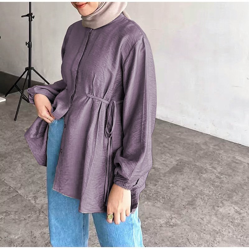 Jual LOZA TUNIK / PAKAIAN WANITA / ATASAN WANITA / TUNIK LINEN PREMIUM ...