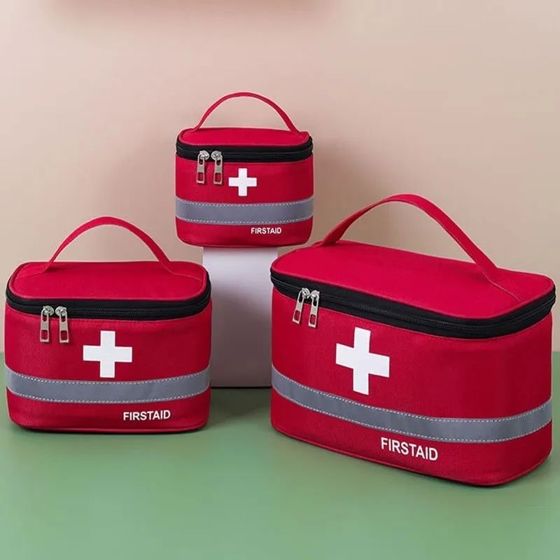 Jual first aid kit medicine strong bag fortable medical kit storage ...