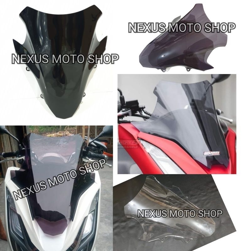 Jual windshield batman pcx160 windshield pcx new visor new pcx160 ...