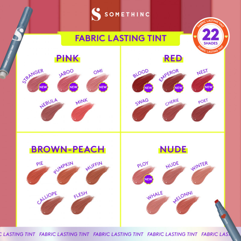 Jual SOMETHINC [ BUY 1 GET 1 ] Fabric Lasting Tint | Shopee Indonesia
