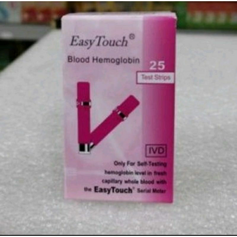 Jual Easy Touch Hemoglobin 25 strip easytouch hemoglobin easy touch Hb ...