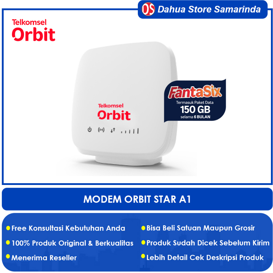 Jual Modem Wifi ADVAN Modem Orbit Star A1 Lengkap dengan Sim Card ...