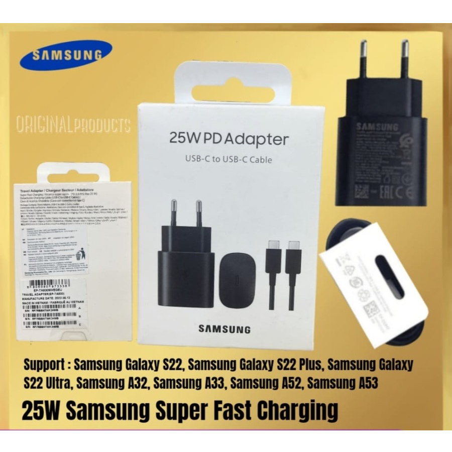 Jual CHARGER SAMSUNG NOTE 10 10+ s20 s21 ultra plus 25W SUPER FAST ...
