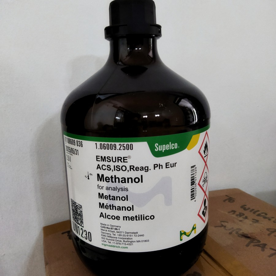 Jual Metanol 100ml / Methanol / Metil Alkohol / CH3OH Eceran Merck 99,9 ...