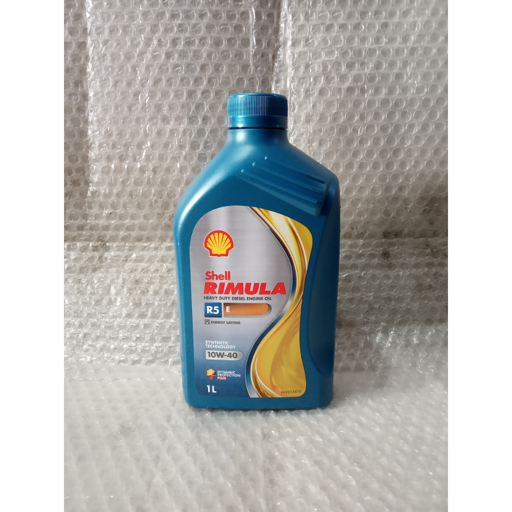 Jual Oli Diesel Shell Rimula R5 E 10W-40 1 Liter Asli Original | Shopee ...
