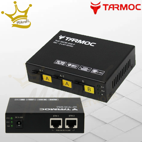 Jual Tarmoc TMC-3SC2E-2AB-P | Media Converter Switch 3FO 2LAN / 3 FO 2 ...