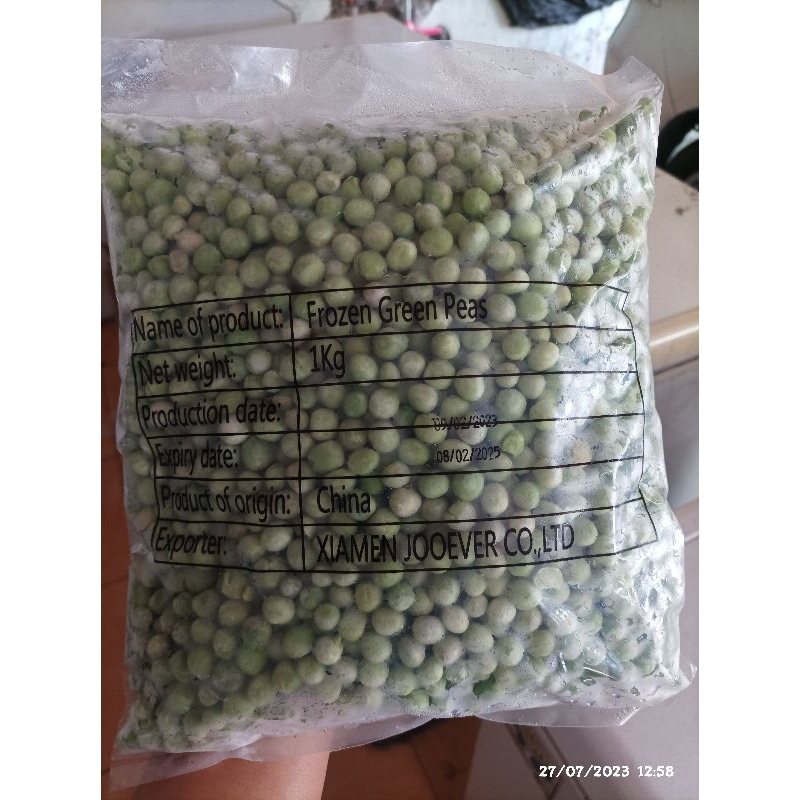Jual Green Peas Kacang Polong Frozen 1 kg | Shopee Indonesia