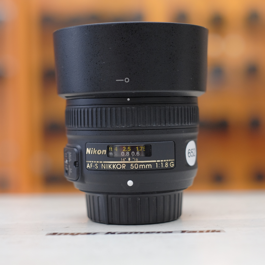 Jual Lensa Fix Nikkor 50mm F 1.8 AFS For Nikon Mulus | Shopee Indonesia