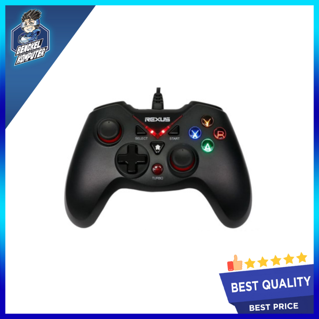 Jual GAMEPAD REXUS GLADIUS GX300 BLUETOOH BLACK | Shopee Indonesia