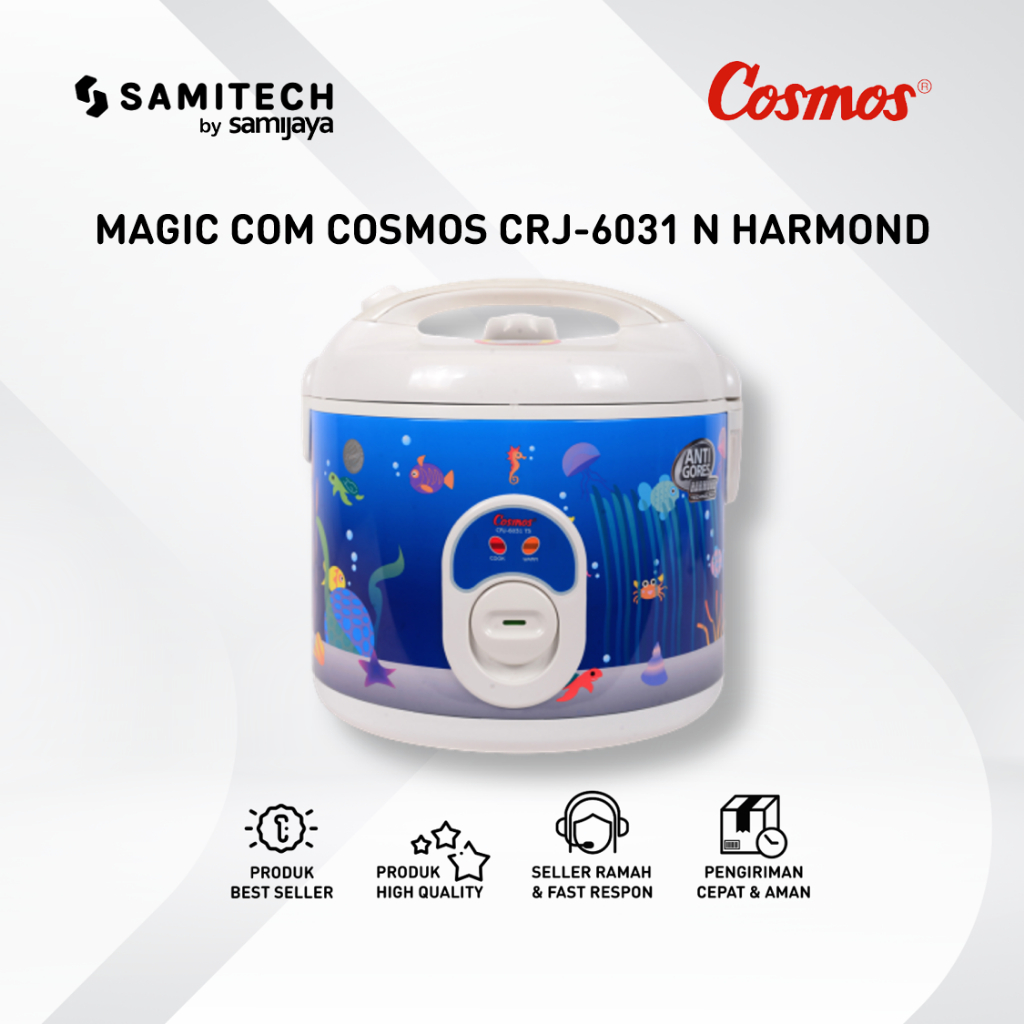 Jual COSMOS MAGIC COM - RICE COOKER HARMOND CRJ-6031 / CRJ6031 / CRJ 6031 KAPASITAS 2L ...