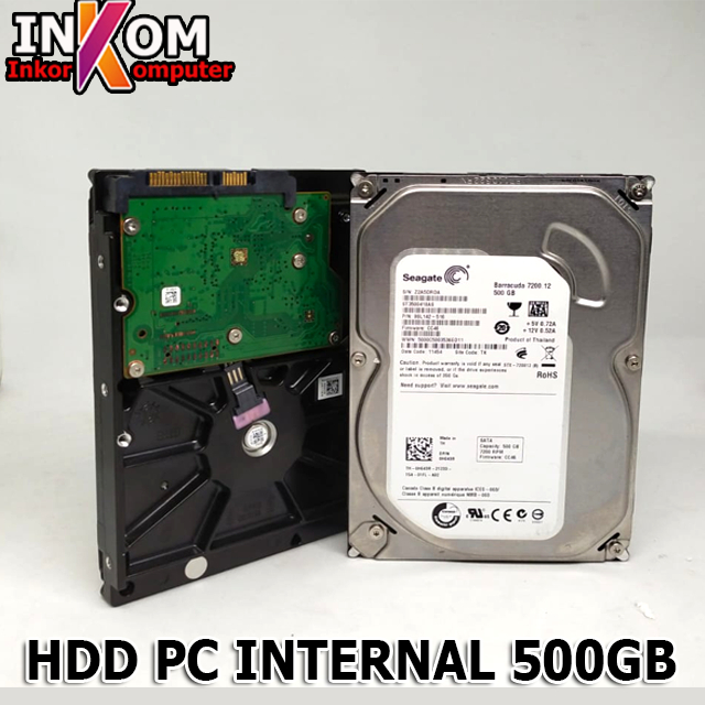 Jual HDD PC 500GB 1TB 2TB HARDISK INTERNAL PC KOMPUTER SATA | Shopee ...