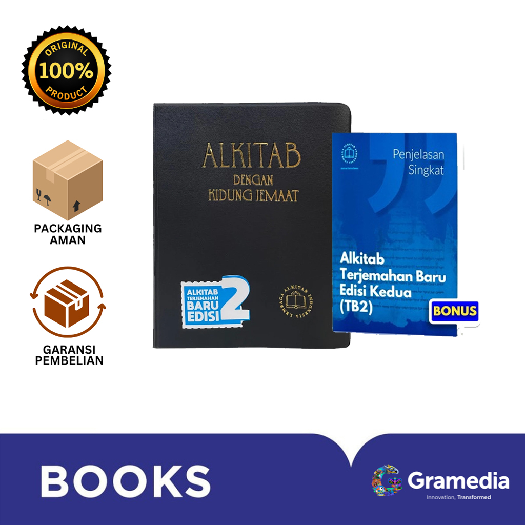 Jual Gramedia Bali - ALKITAB TB2 032 TI KJ TERJEMAHAN BARU KALEP KCL ...