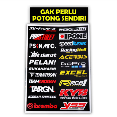 Jual Stiker Motor, Sticker Motor, Stiker Motor Keren, Stiker Racing ...