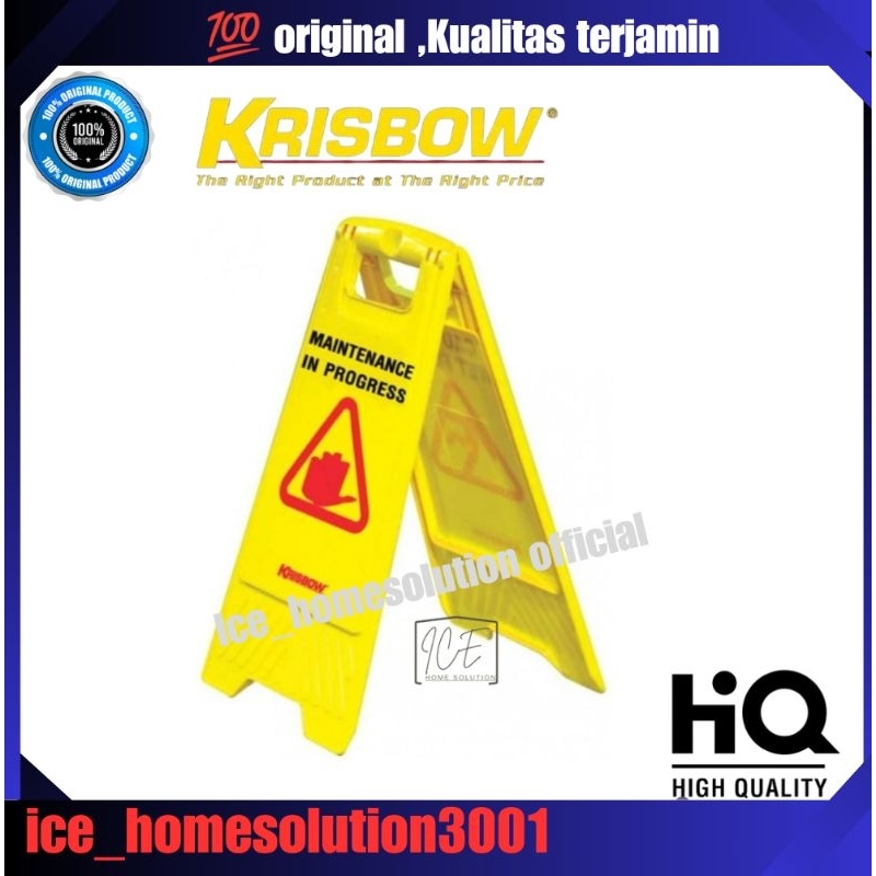 Jual Krisbow Floor Sign Maintenance In Progress/floor sign/tanda awas ...