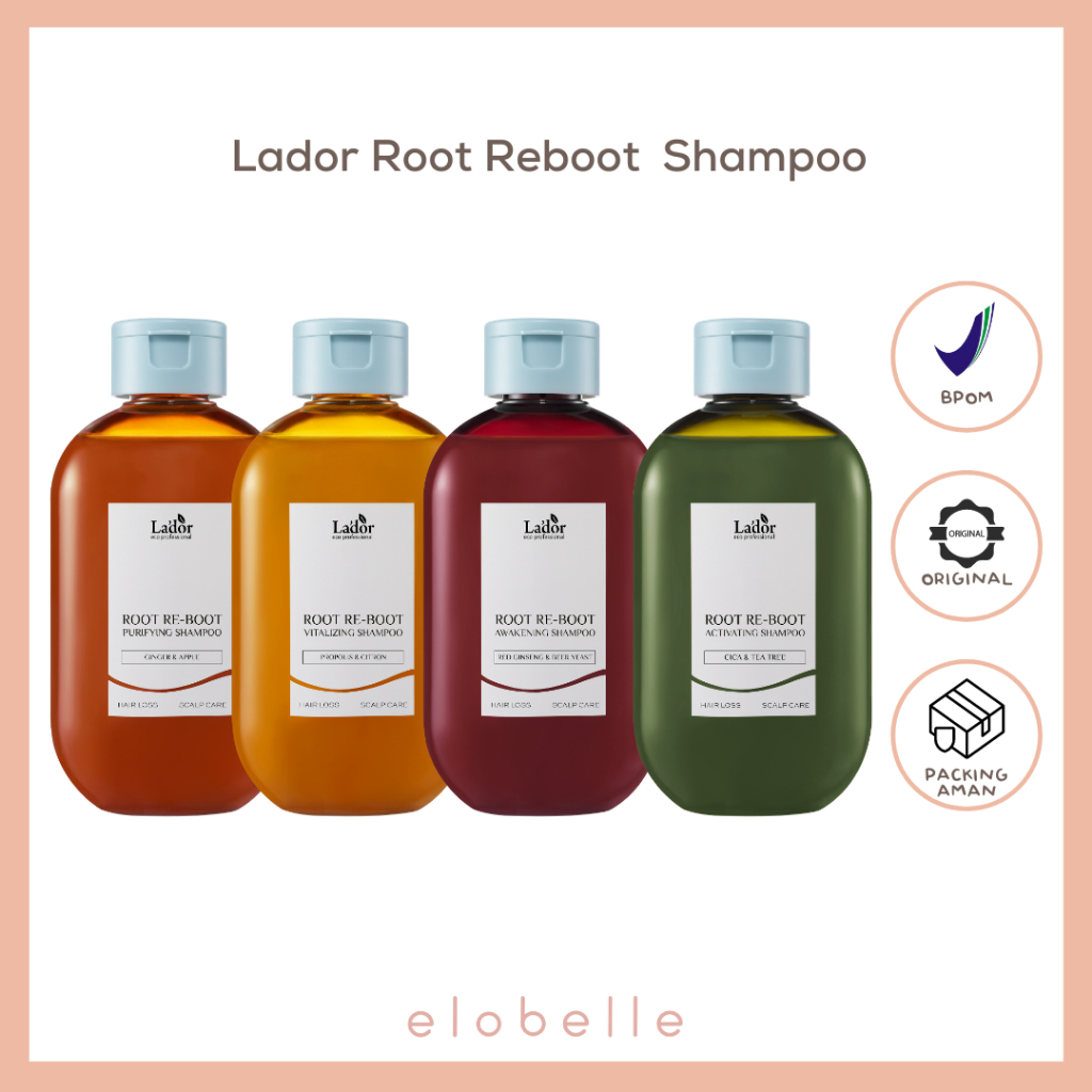 Jual Lador Root Reboot Shampoo Activating / Awakening / Purifying ...
