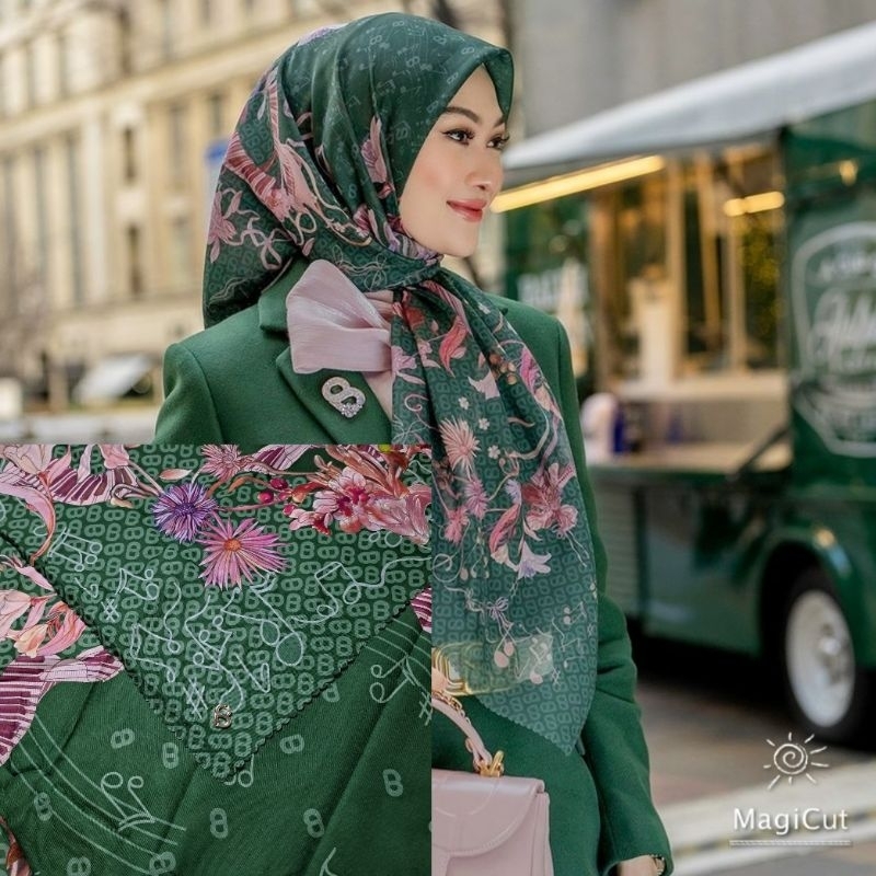 Jual Kemasan kotak cantik the nada 2 series hijab semi ori button ...