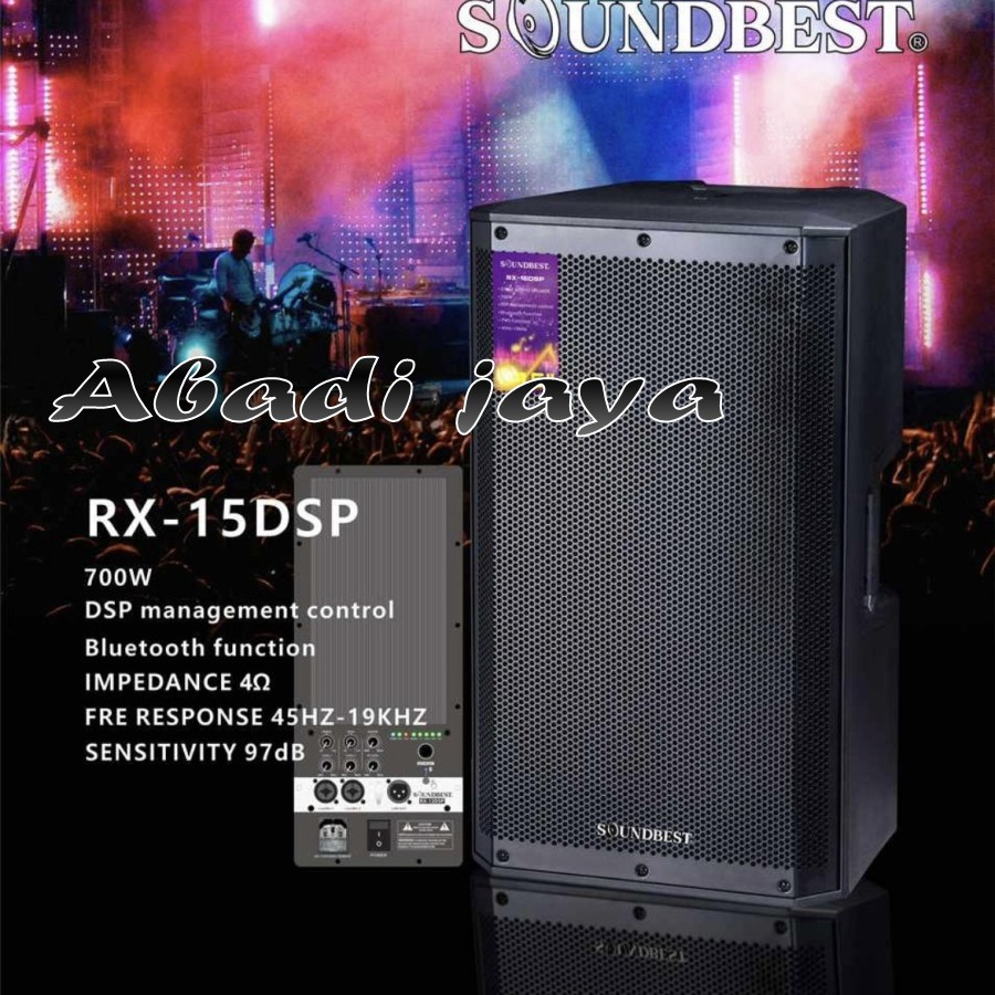 Jual speaker aktif soundbest rx 15 dsp rx15 dsp rx15dsp 15 inch original | Shopee Indonesia
