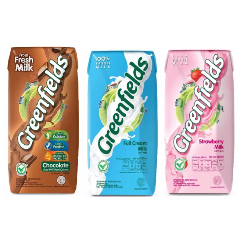 Jual Susu UHT Greenfield 200ml | Shopee Indonesia