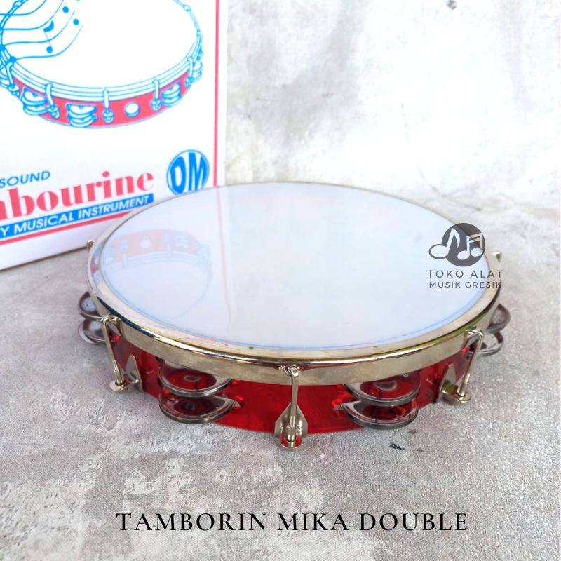 Jual Alat Musik Tamborin Kecrek Plastik Mika Tamborine Hadroh Rebana ...