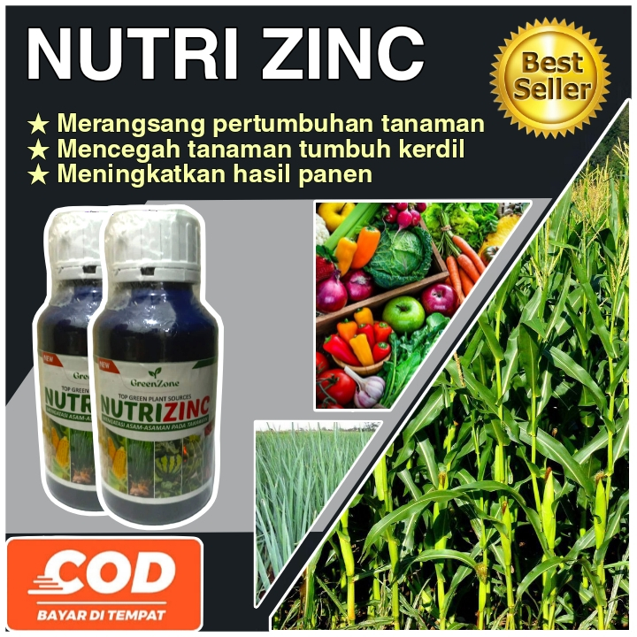 Jual Nutrizinc Mengatasi Asam-Asaman Pemacu Pertumbuhan Meningkatkan Hasil Panen isi 500ml ...