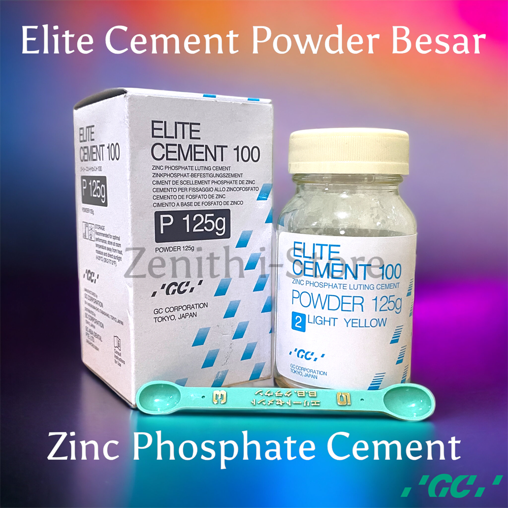 Jual Elite Cement Powder Besar GC Zinc Phospate 125gr | Shopee Indonesia