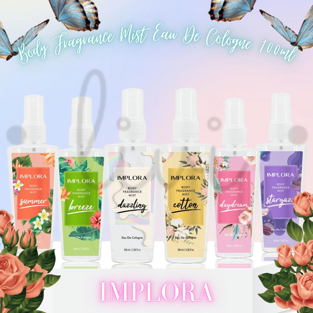 Jual ️ LIVI ️ Implora Body Fragrance Mist Eau De Cologne 100ml | Shopee ...