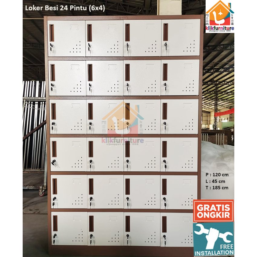 Jual Loker Besi 24 PIntu LK 024 AV | Shopee Indonesia