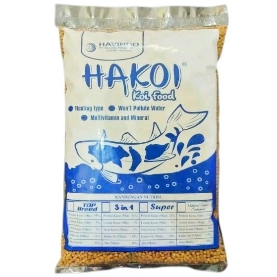 Jual HAKOI Koi Food 3 In 1 (Color Up - Grow Up - Probiotics) | Shopee ...